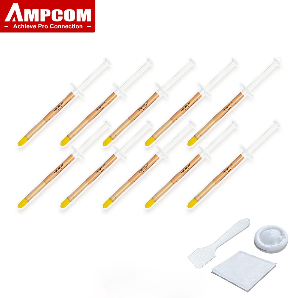 AMPCOM Thermal Grease Compound Silicone Cooling Paste Heastsink, High ...