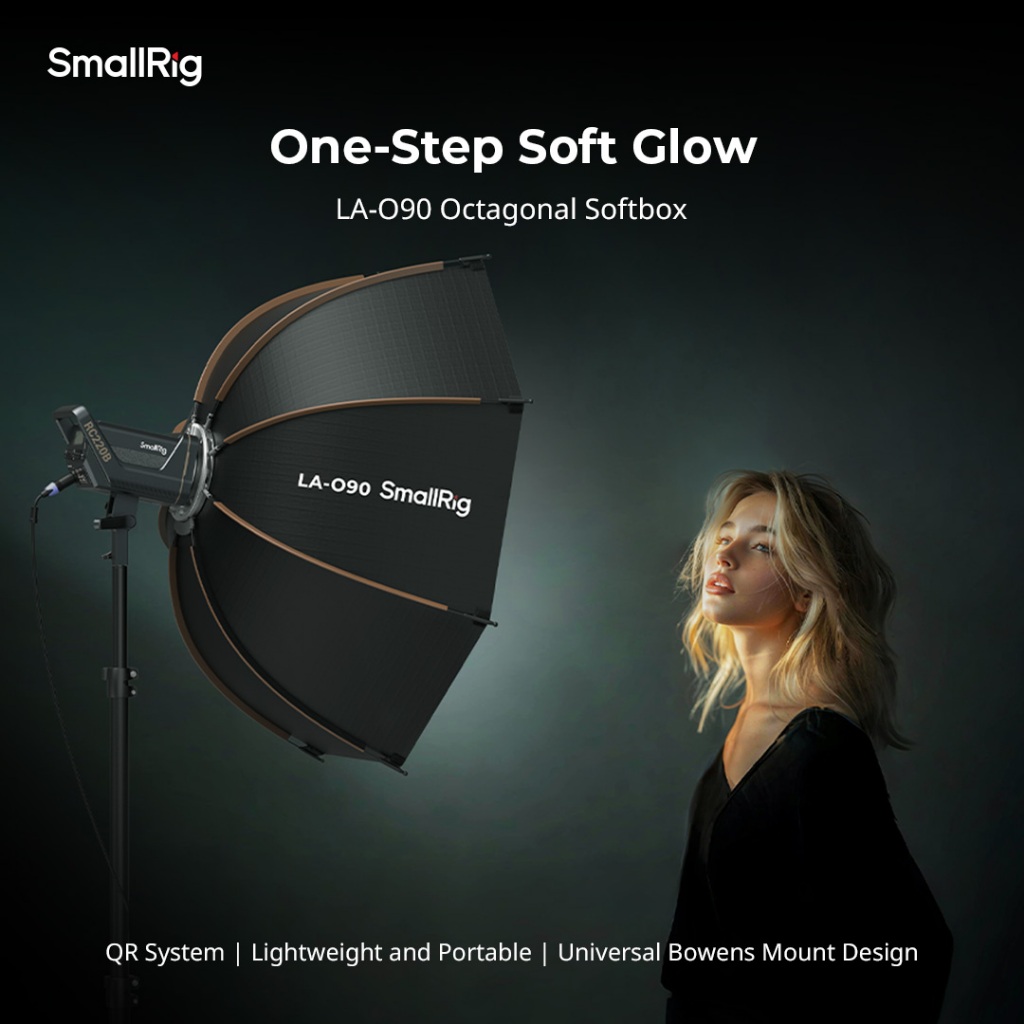 SmallRig LA-O90 Octagonal & Parabolic & Square & Lantern Softbox #4633 ...