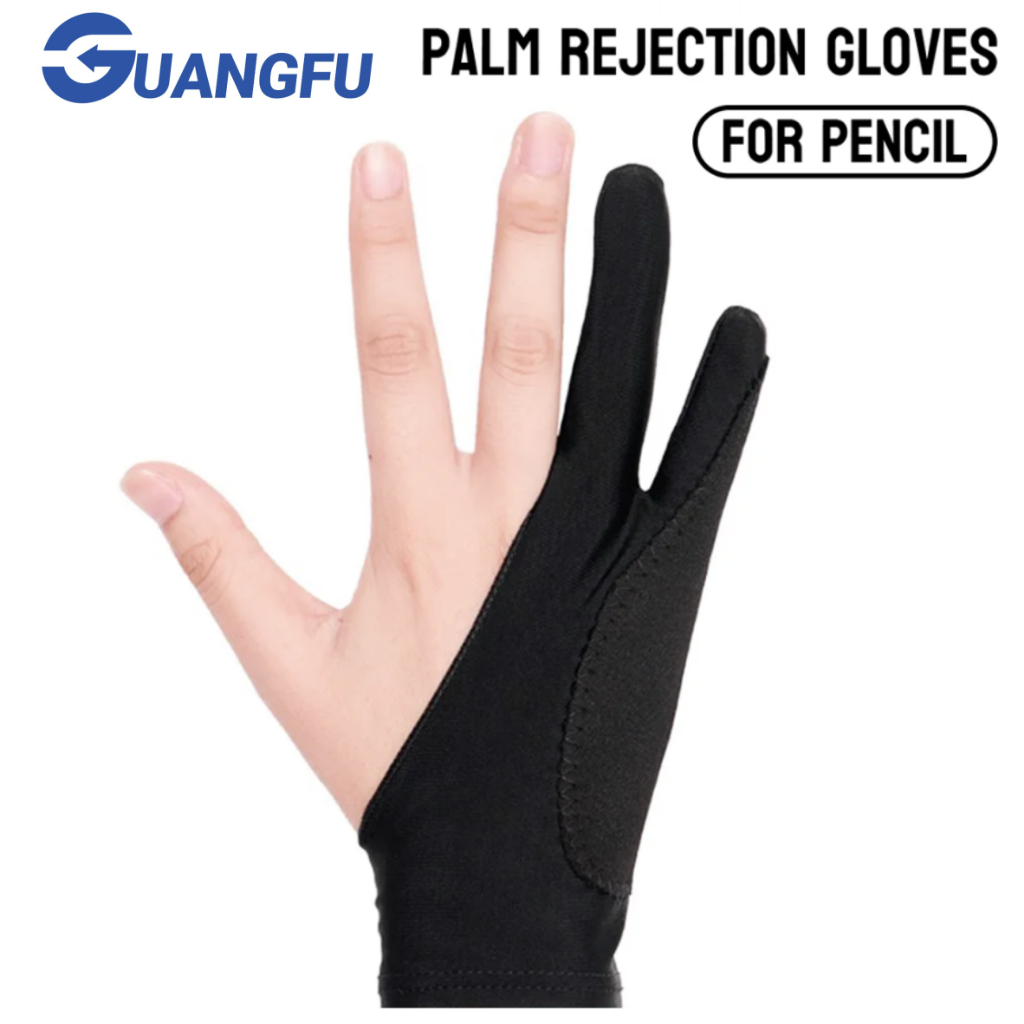 Palm Rejection Glove for Stylus Pencil Drawing Stain Resistant Gloves ...