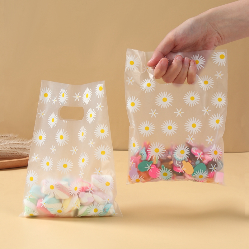 50/100pcs Daisy Themed Goodies Bags Wedding Transparent Daisy Gift Bags ...
