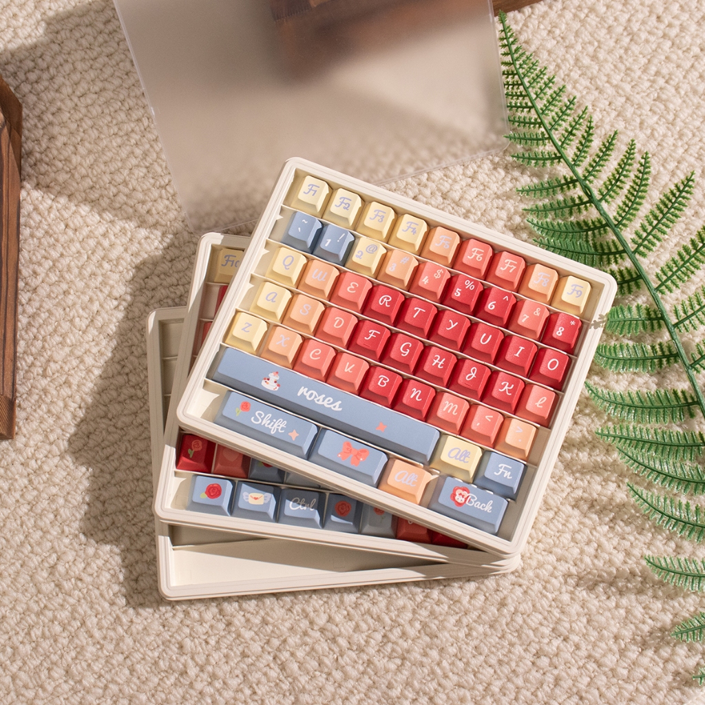 Keycap Storage Box Mechanical Keyboard Keycap Collection Dust Layers ...