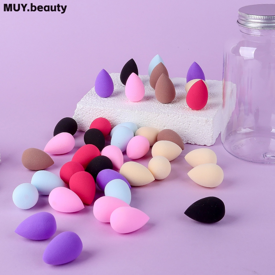 40PCS Mini Water Drop Makeup Sponge Multifunctional Beauty Egg For ...