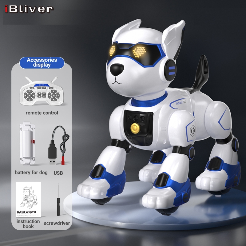 iBliver RC Robot Toy Dog for Children Remote Control Robot, Smart ...
