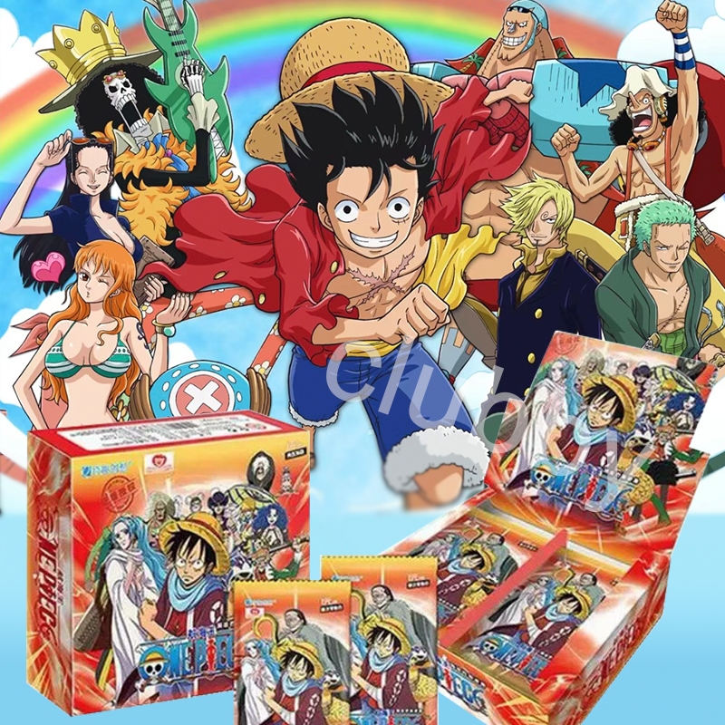 One piece Cards Anime Peripheral Luffy Zoro UR/SER/SSR/SR Cards Fan ...