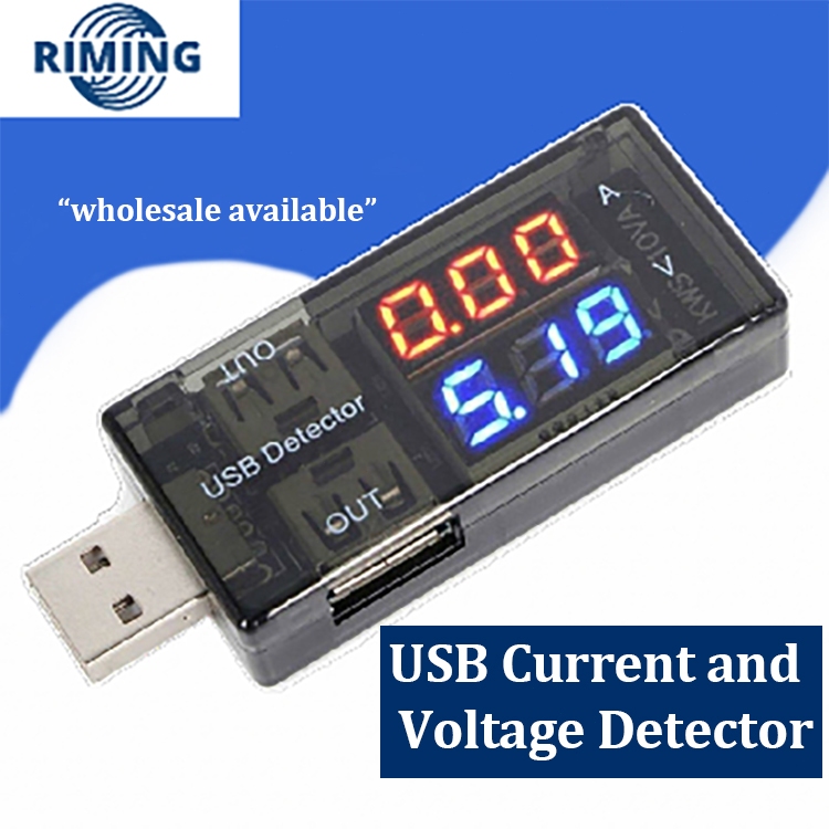 USB current and voltage detector tester USB meter voltage meter tester ...