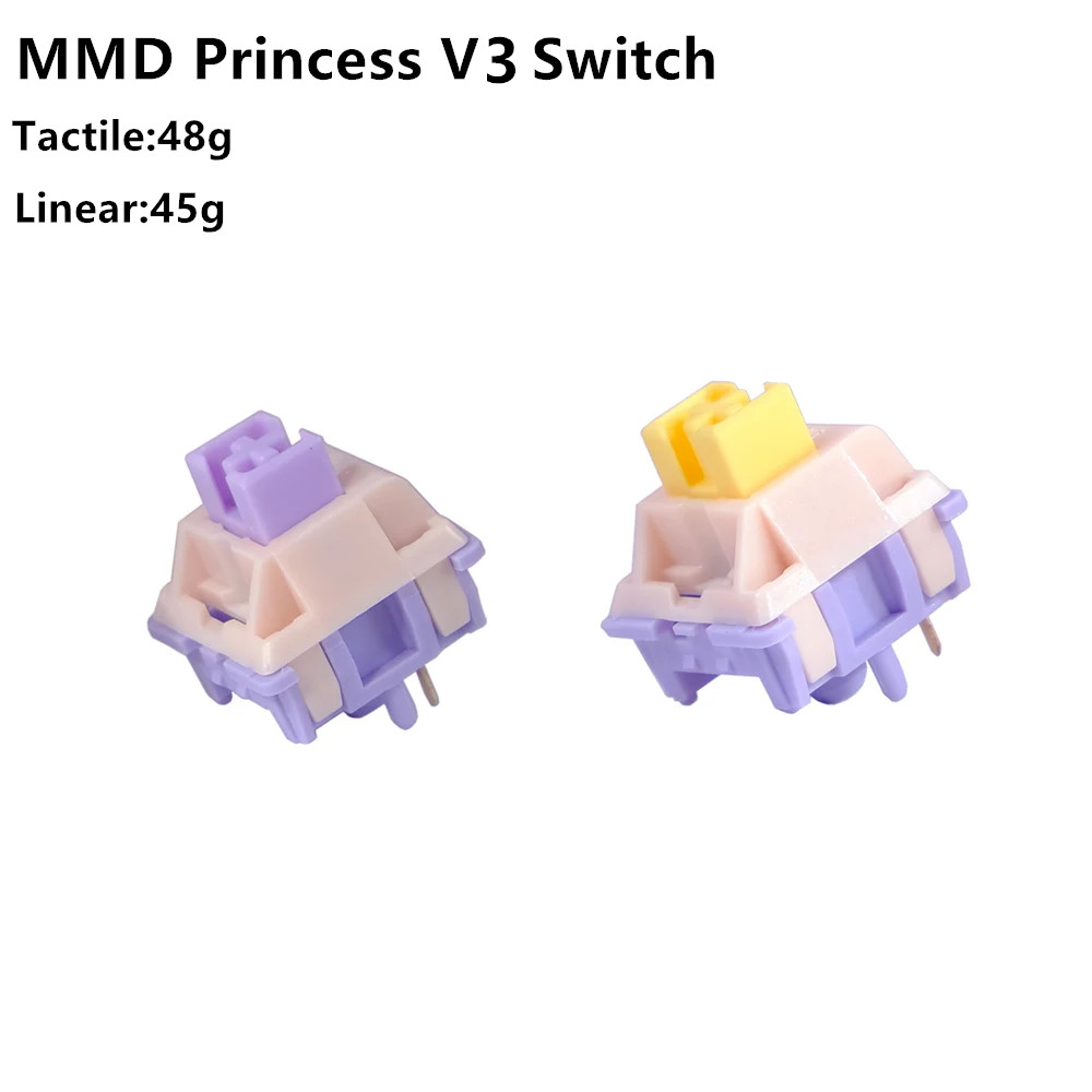 MMD Princess V3 Switch Linear Tactile 45/48 HIFI Sound Mechanical ...