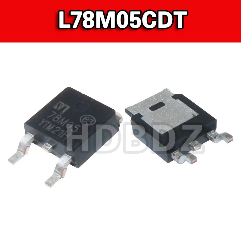 10~50PCS L78M05CDT TO252 78M05 Three-End Voltage Regulator IC SMD ...