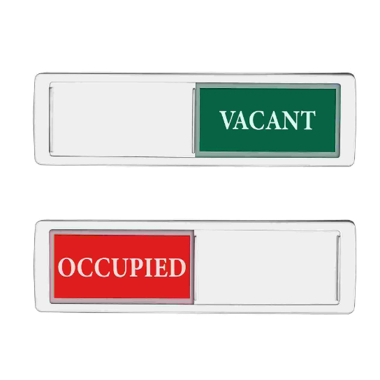 【JiuJiu】17.8cm Sign Privacy Door Office Signboard Signs Vacant Occupied ...