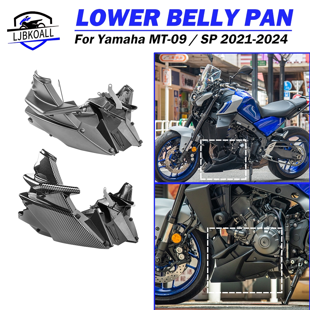 LJBKOALL MT09 SP Belly Pan Lower Engine Spoiler Fairing Guards Cover ...