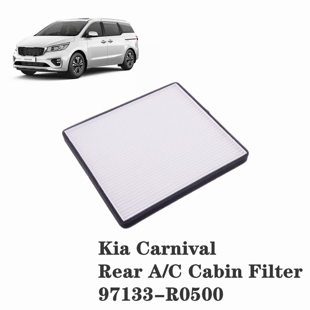 [Buy 5 Get 1] Kia Carnival 2020-2024 Rear A/C Cabin Filter 97133-R0500 ...