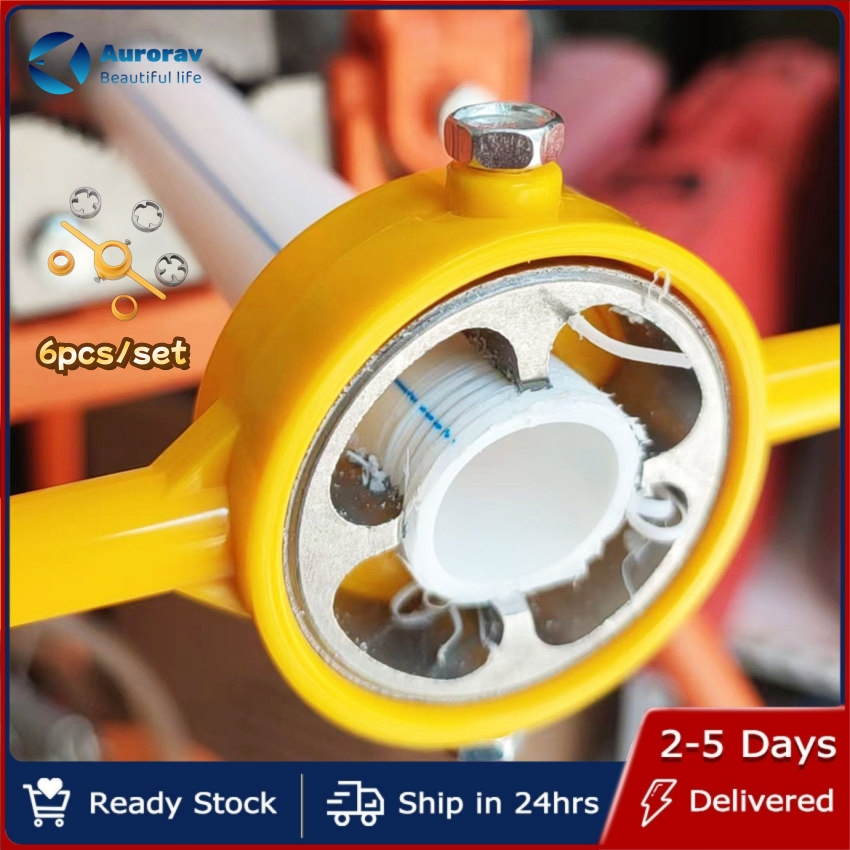 6Pcs PVC Thread Maker Tool Pipe Threader Kit with 1/2 Inch 3/4 Inch 1 ...