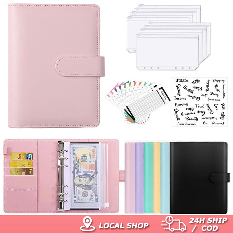 [on hand] 4pcs macaron binder a5 a6 photocard binder money organizer ...