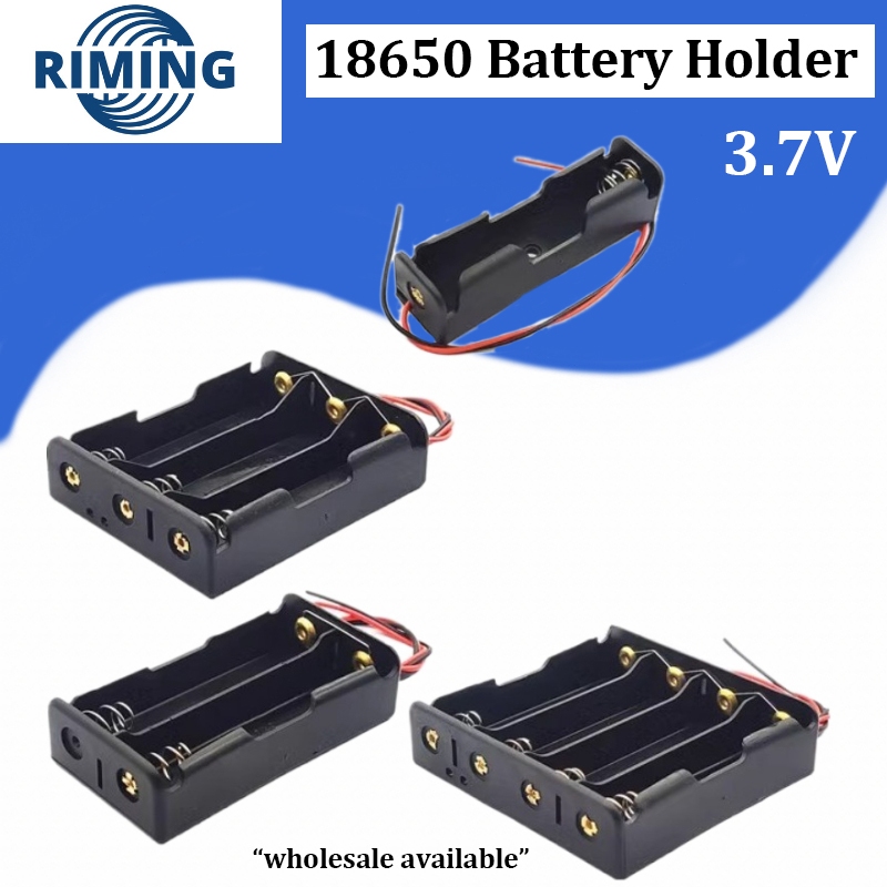 18650 Parallel Series 1/2/3/4/18650 Battery Holder 18650 Storage Box ...