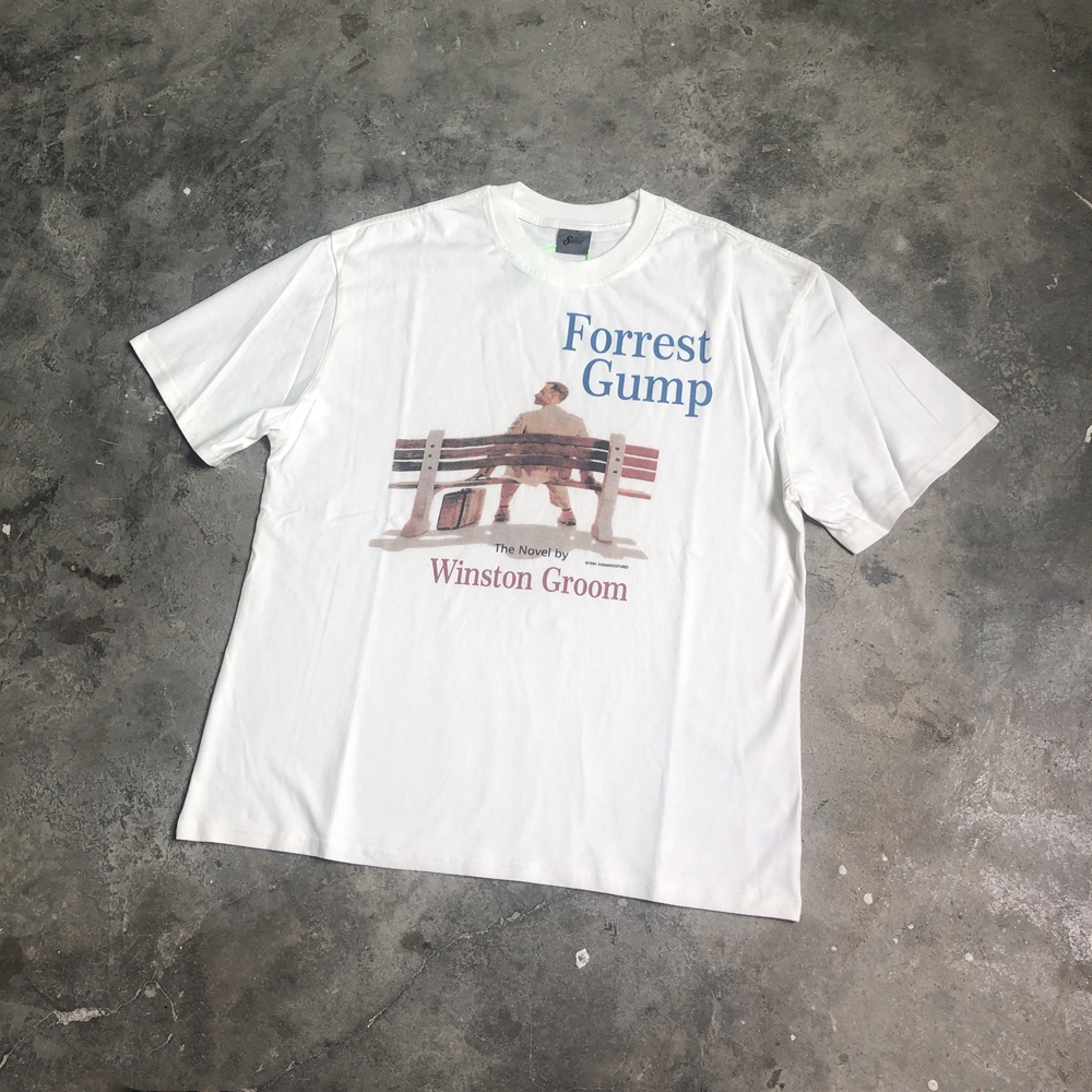 Forrest Gump Vintage Tee Printed Clothing 100%Cotton Casual Loose ...