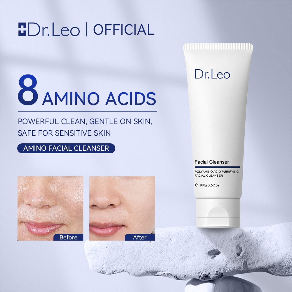 Dr.Leo Facial Wash Glucoside Polyamines Acid Purifying Facial Cleanser ...