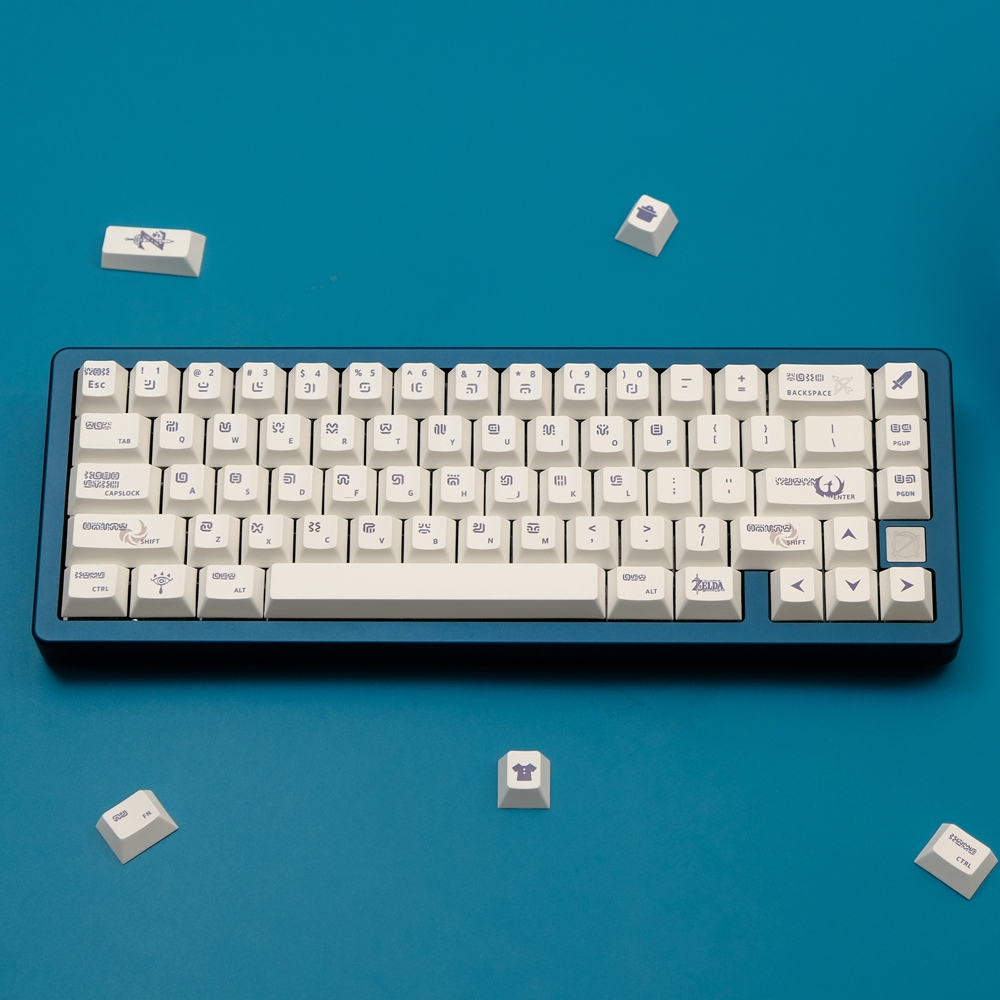 133 Keys Zelda Game Anime Theme Keycaps Cherry Profile PBT Dye ...
