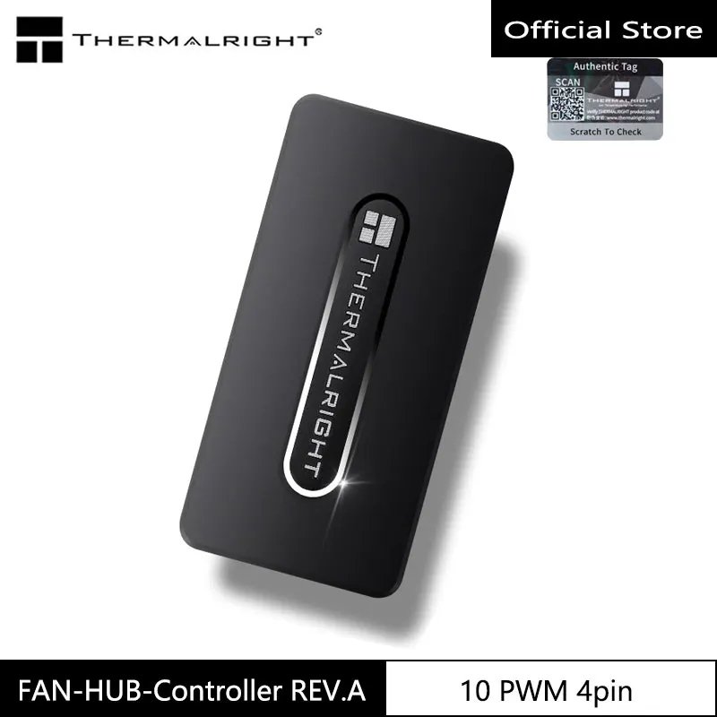 Thermalright PWM Fan Hub ARGB hub 10-Port 4 Pin PC Fan Controller 12V Fan Hub, Strong Paste ...