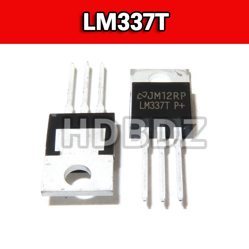 5pcs LM337T LM337 TO-220 Adjustable Three-End Linear Voltage Regulator Tube Triode Chip IC ...