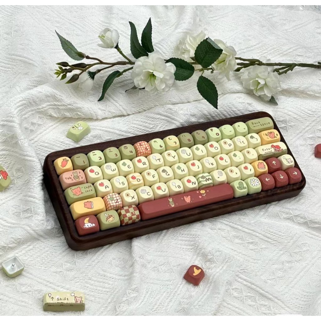 Forest Bear Keycaps 150 Keys SOA/Cherry Height PBT Material Keycap Five ...