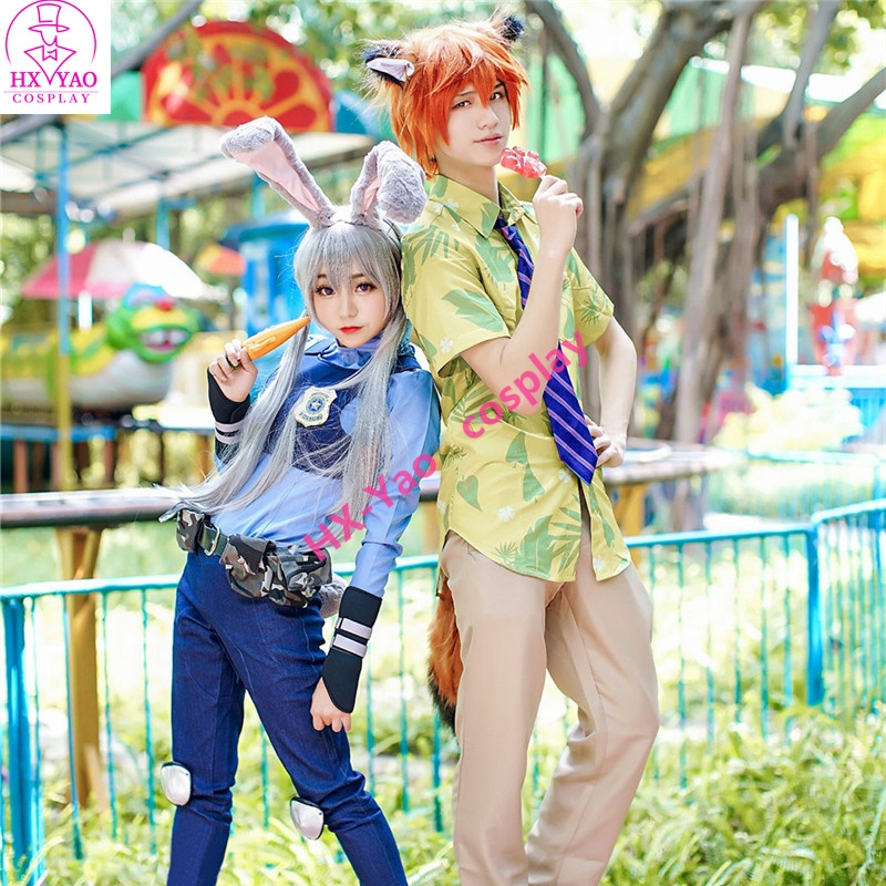 Zootopia Fox Nick cosplay Anime Costume Fox Nick cosplay Halloween ...