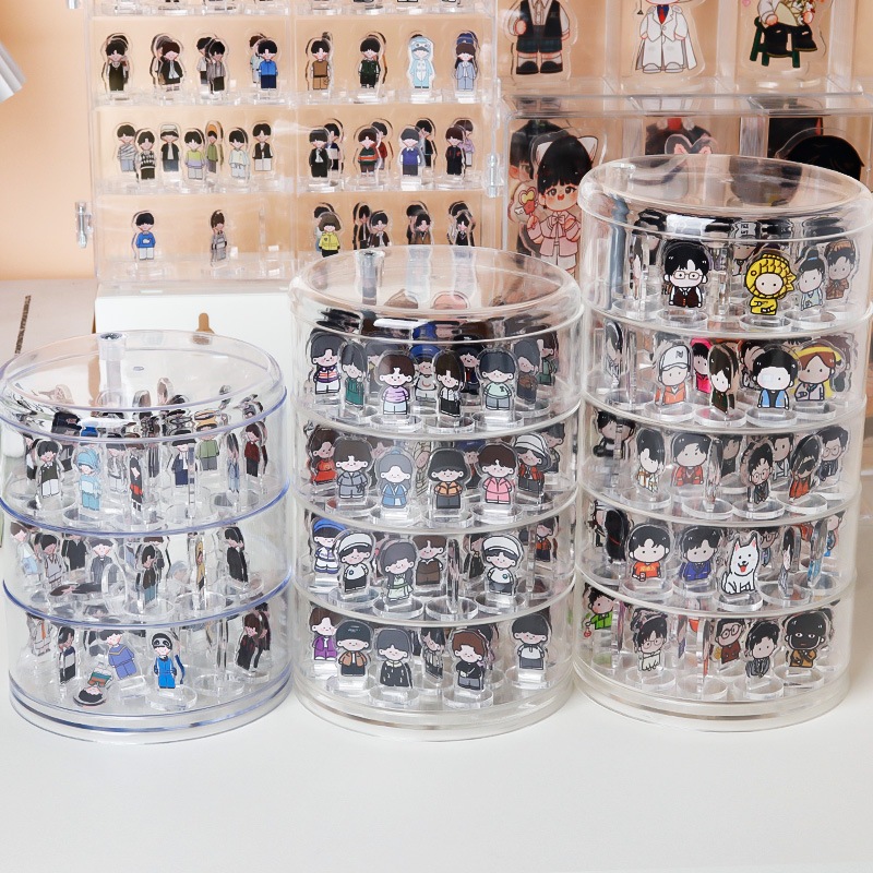 Hundred person picture standing card storage box chasing stars mini ...