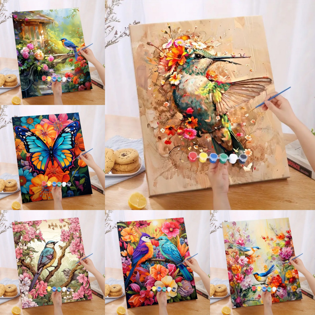 DROFE Paint By Numbers bird Painting By Number Color by Numbers ...