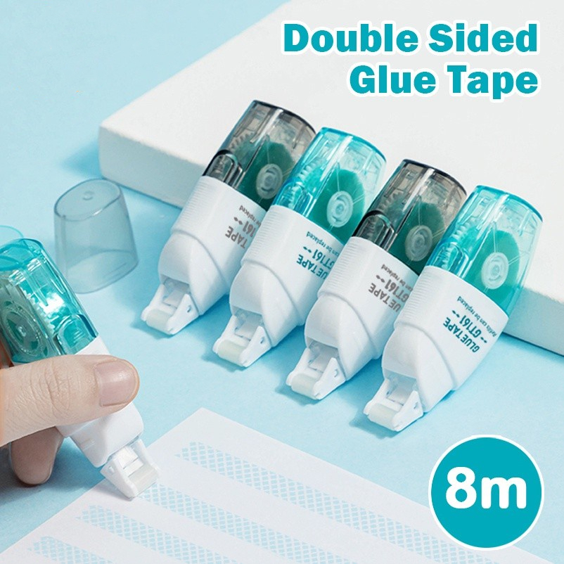 Double Sided Tape Glue Refillable Adhesive Dots Roller Tape Set ...