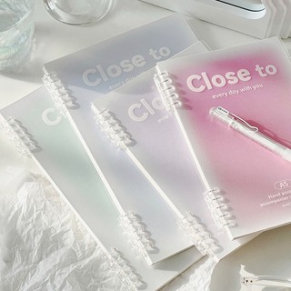 A5 & B5 Morandi Spring Notebook 60 Sheets Simple Style Coil Notebook ...