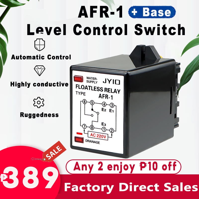【Local Delivery COD】AC 220V Relays Floatless Level Switch Sensor Liquid ...