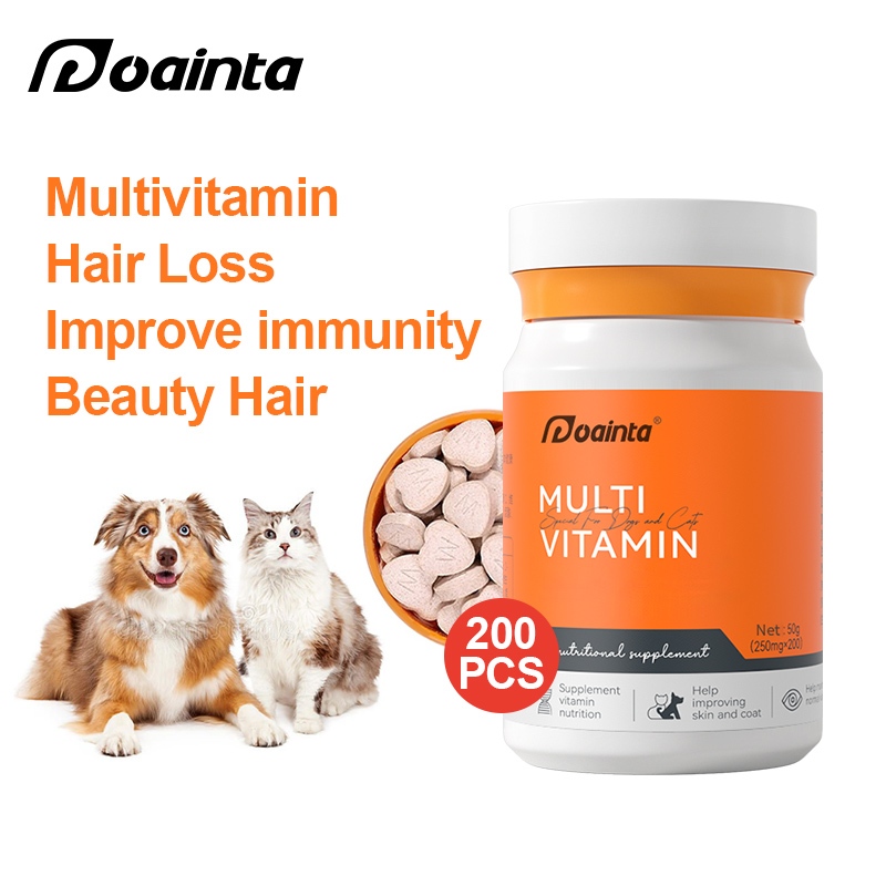PUAINTA Pets Multi vitamins for Dogs and Cats Immunity Systerm Vitamin ...