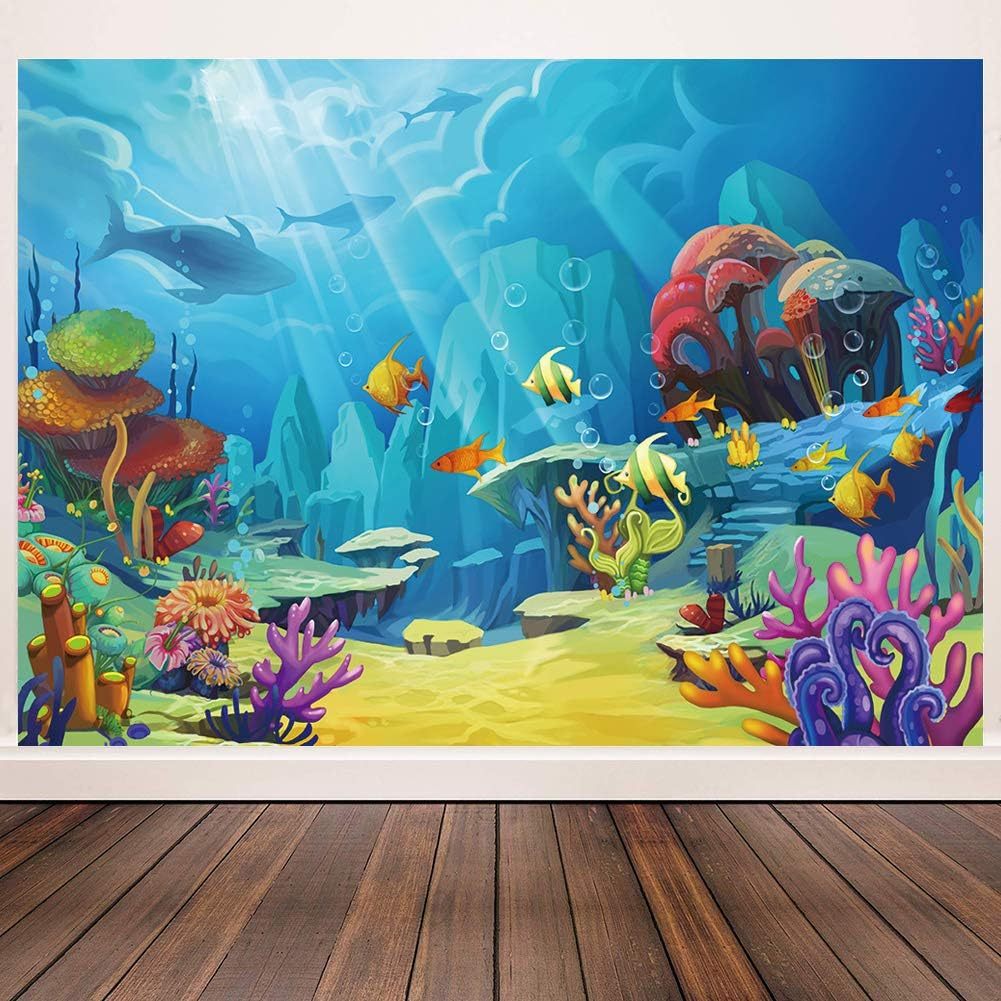 Under The Sea Backdrop Ocean Little Mermaid Backdrop Background for ...