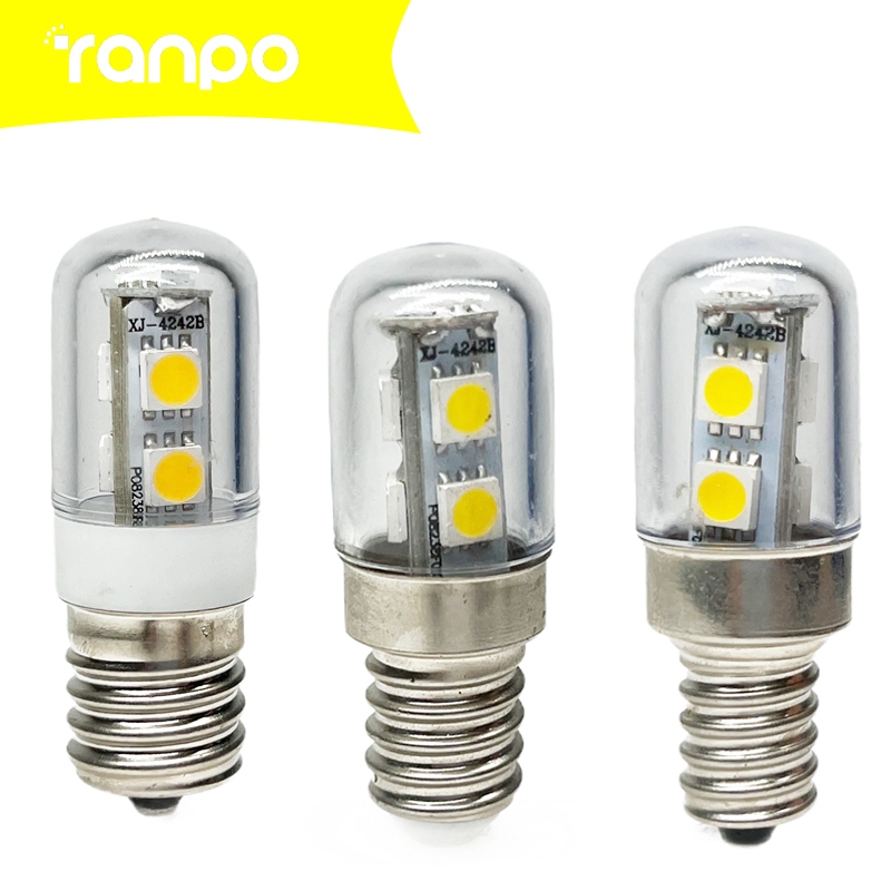 E12 E14 E17 LED Corn Light Bulb 1W Mini LED Energy-saving Bulb For Refrigerator Range Hood ...