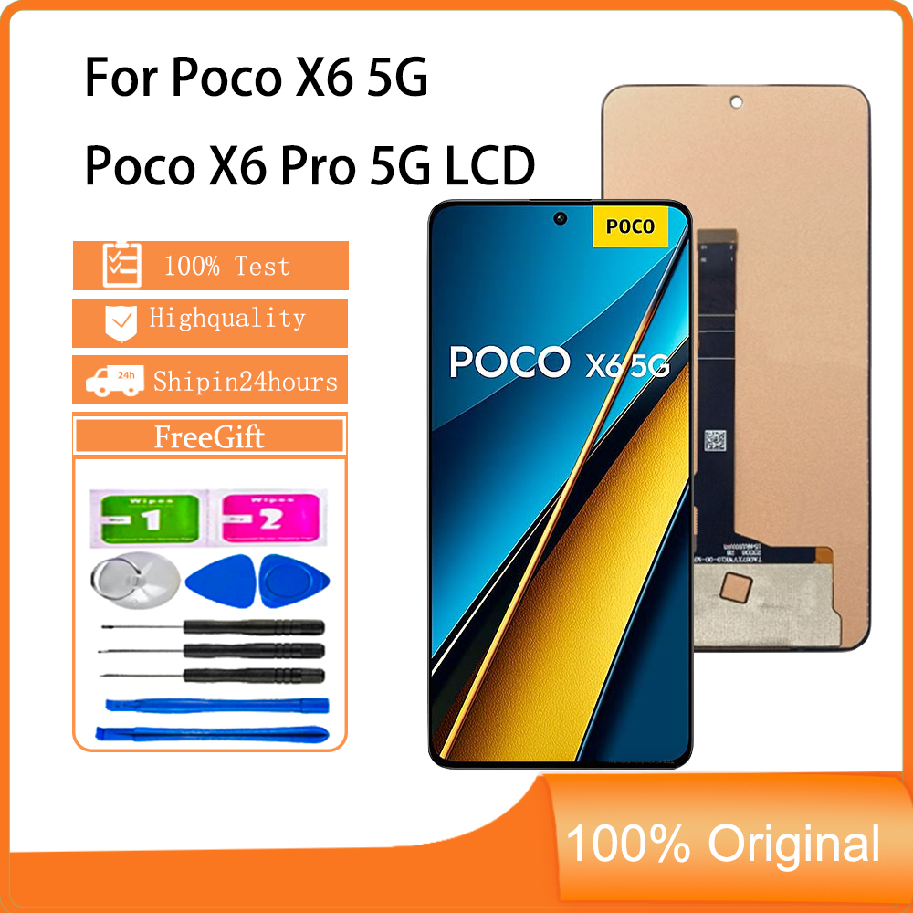 For AMOLED Poco X6 5G X6 Pro 5G LCD Display Touch Screen Replacement | Shopee Philippines