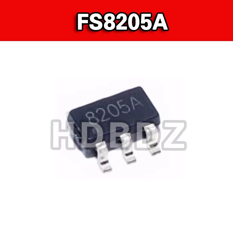 20-100pcs FS8205A SOT23-6 8205A Lithium Battery Protection Circuit Chip ...