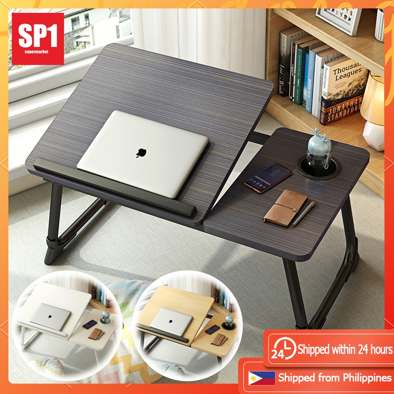Folding Laptop Table Bed Desk Lazy Table Small Table Adjustable, laptop ...