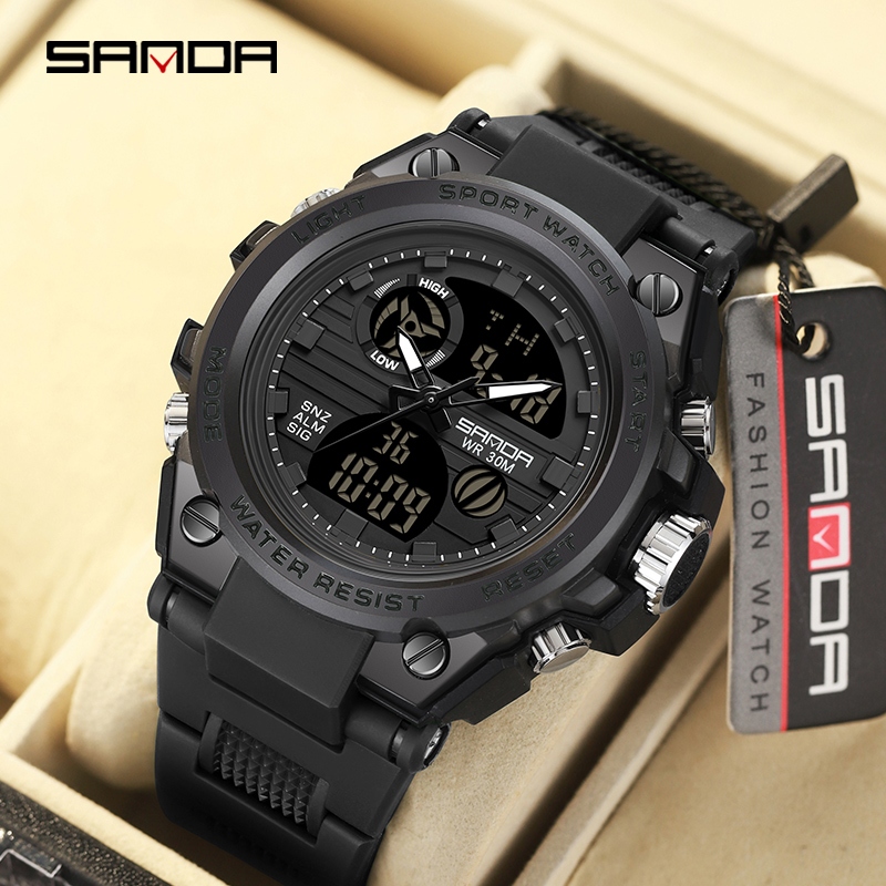 Sanda Military Waterproof Multi-Function Fashion Luxury Men Watch 739 ...