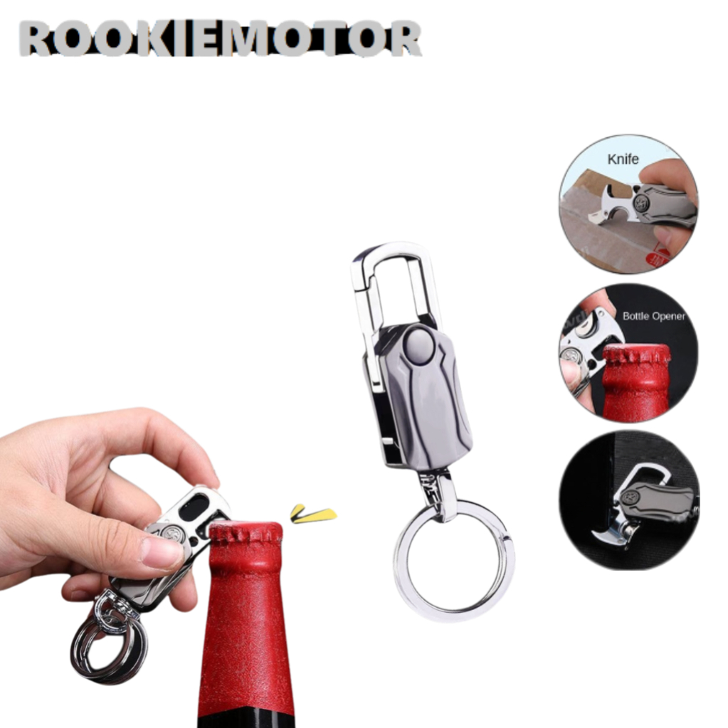Fidget Spinner Keychain Multi-functional Key Chain Pendant Bottle ...