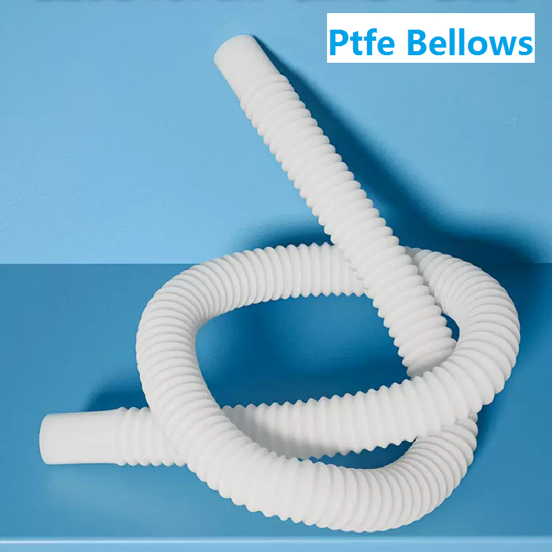 PTFE Bellows PTFE Tube Milky White F46 Hose Teflon Pipe Corrosion Resistant And High Temperature ...