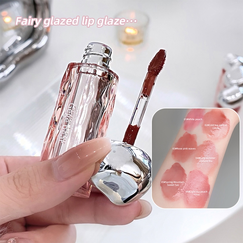 Gege Bear Water Gloss Lip Glaze Clear Moisten 3D Glass Lip Makeup ...