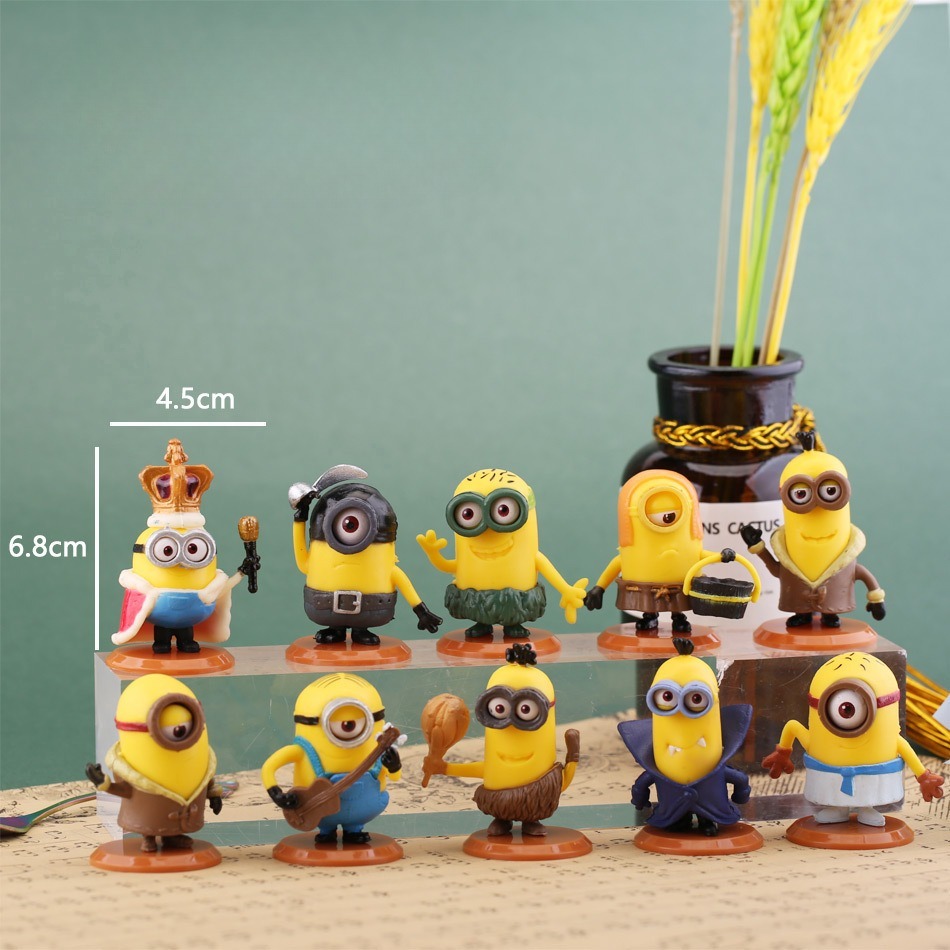 Minions Despicable Me Minions Minions Big-Eyed Doll Ornaments Figure ...