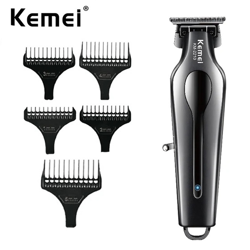 Cordless Precision Hair Trimmer Professional Barber Edgers Hair Clipper ...