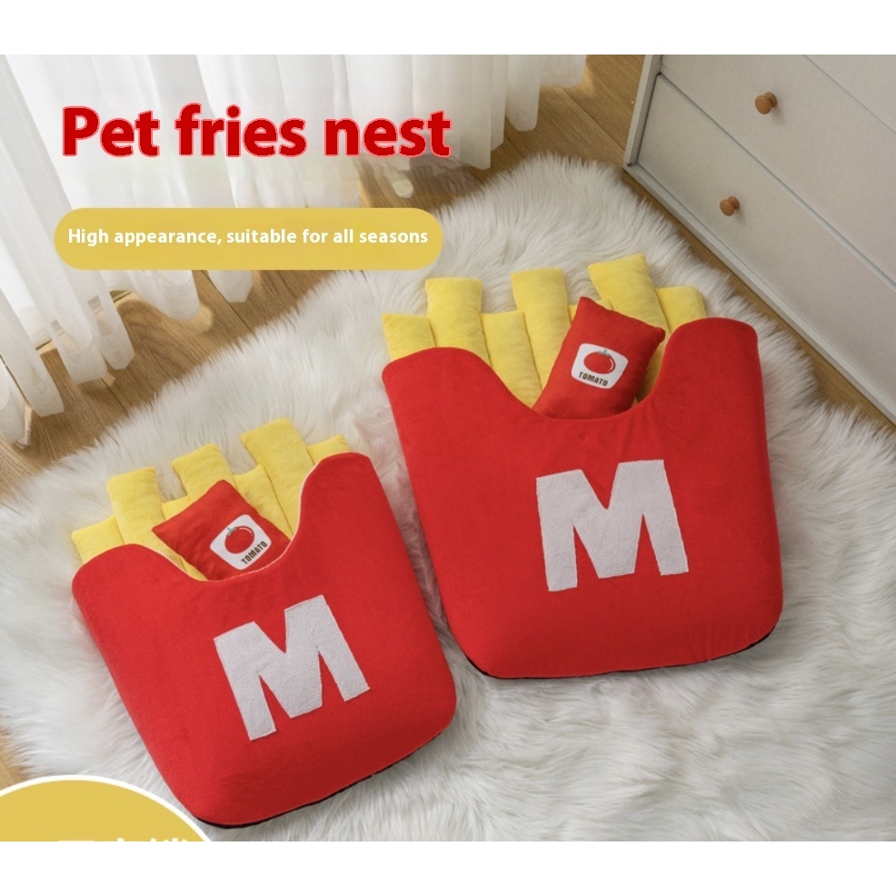 New Style Cat Litter French Fries Shape Cute Cat French Fries Litter ...