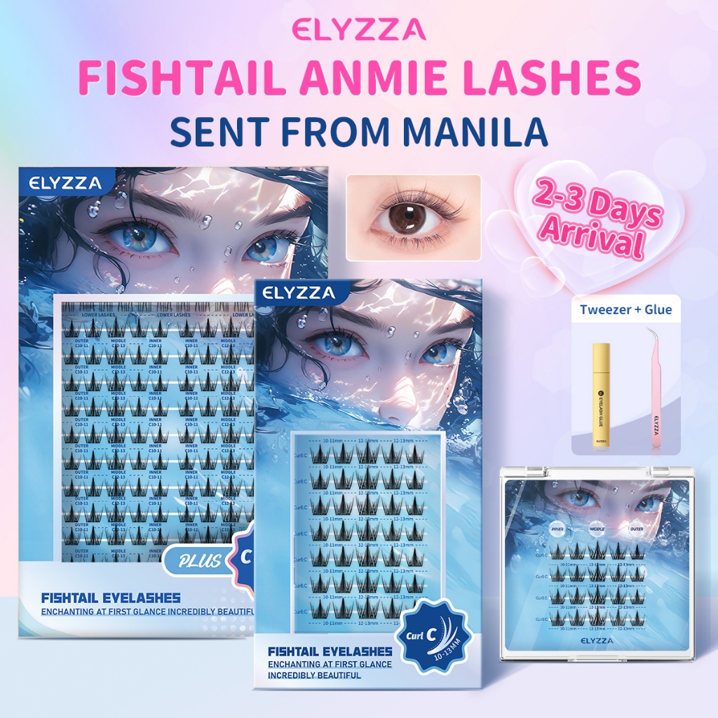[Sent From Manila] Elyzza Fishtail 2-3 Days Arrival Eyelash Extensions ...