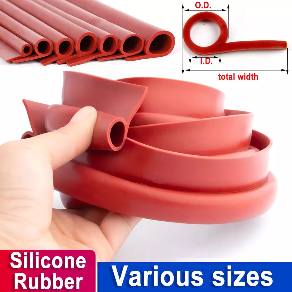 1M Silicone Rubber P Profile Oven Cooker Door Seal Replacement Gaskets Tape Red | Shopee Philippines