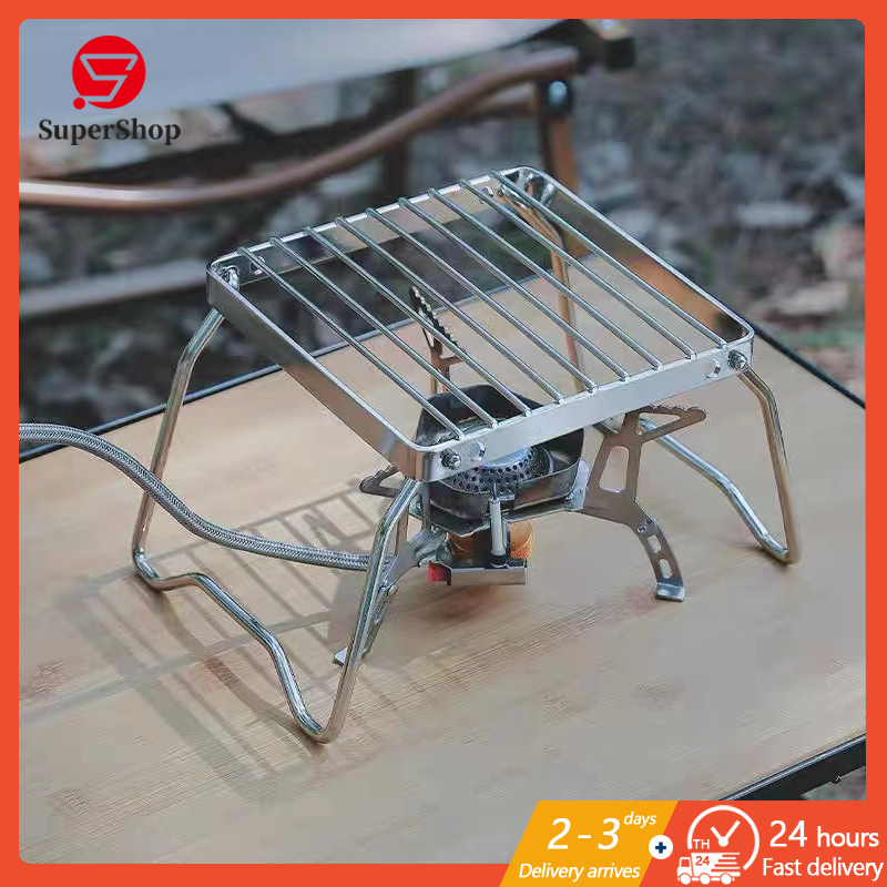 Mini stove rank stand Head Dapur Burner gas stove stand Foldable multi ...