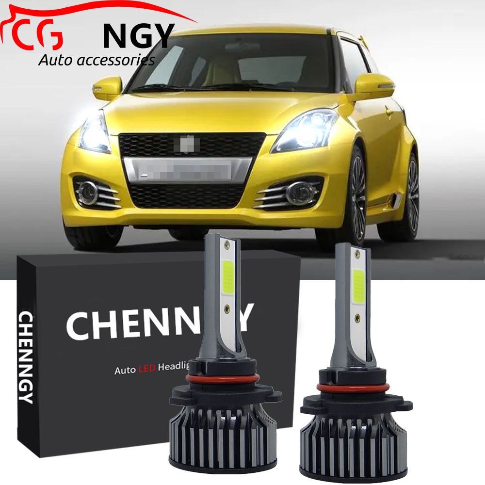 6000K white LED Front Headlight Bulbs 12V - 32V set of 2 for Suzuki ...