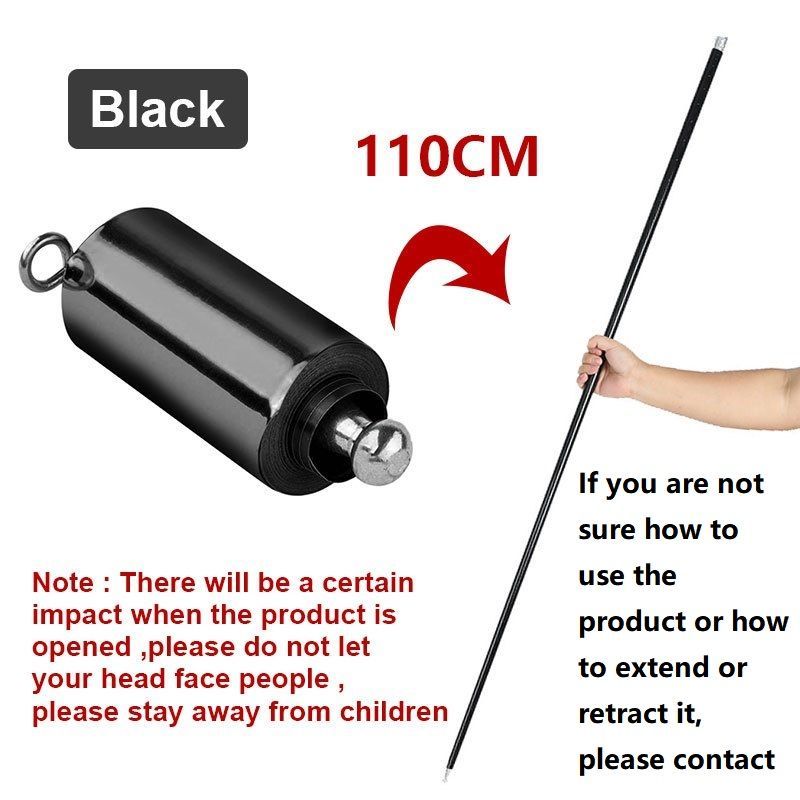 110cm Magic Stick Metal Stainless Steel Appearing Cane Elastic Rod ...