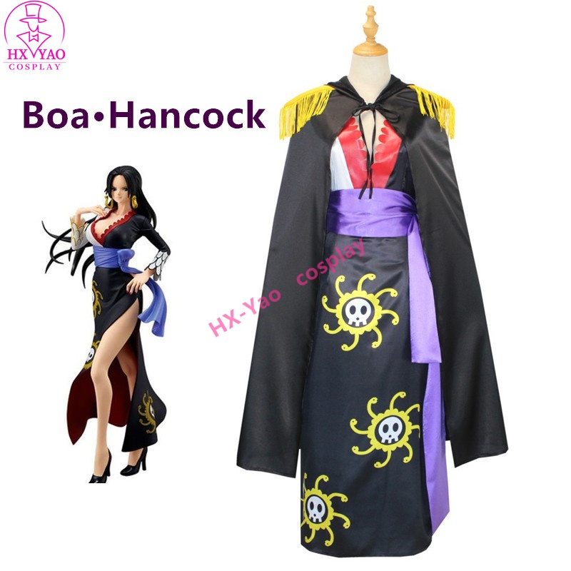 Boya Hancock cosplay Anime Costume One Piece Snake Princess Empress ...
