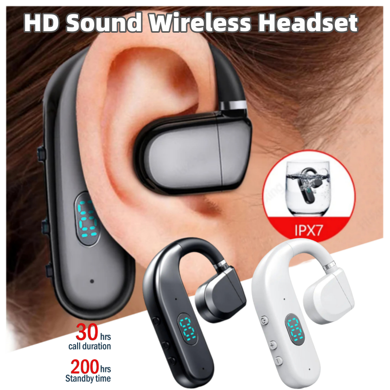 (Local Stock) T50 Bone Conduction Earphones Wireless Bluetooth ...