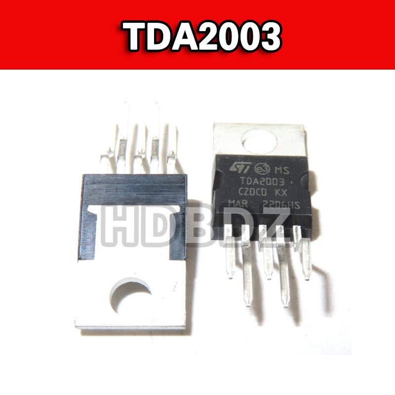 5pcs TDA2003 TO220 Audio Power Amplifier Chip IC | Shopee Philippines